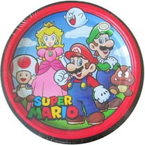 7" Super Mario Party Paper Square Plate, 8ct - Walmart.com