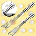 2 Pieces Stainless Steel Mini Ball Whisk 10-Inch and 12-Inch, Egg ...