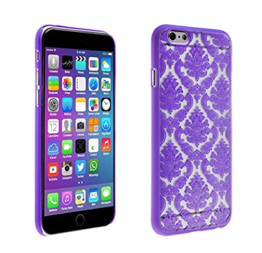 Apple iPhone 6S Case, iPhone 6 Case, Ultra Slim Damask Vintage Case ...