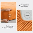 Flannel Sheets Queen Size Burnt Orange - Super Soft Fall Fleece Sheets ...