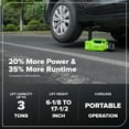 Greenworks 24V Cordless Car Jack, 3 Ton Max Loading for Vehicle Weigh ...