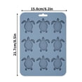 Creative Turtles Shape 9 Cavity Silicone Ice Cubes Tray for Family ...