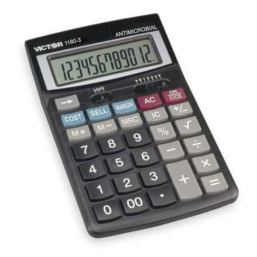 Victor Tuffcalc Desktop Calculator, 12-Digit LCD - Walmart.com