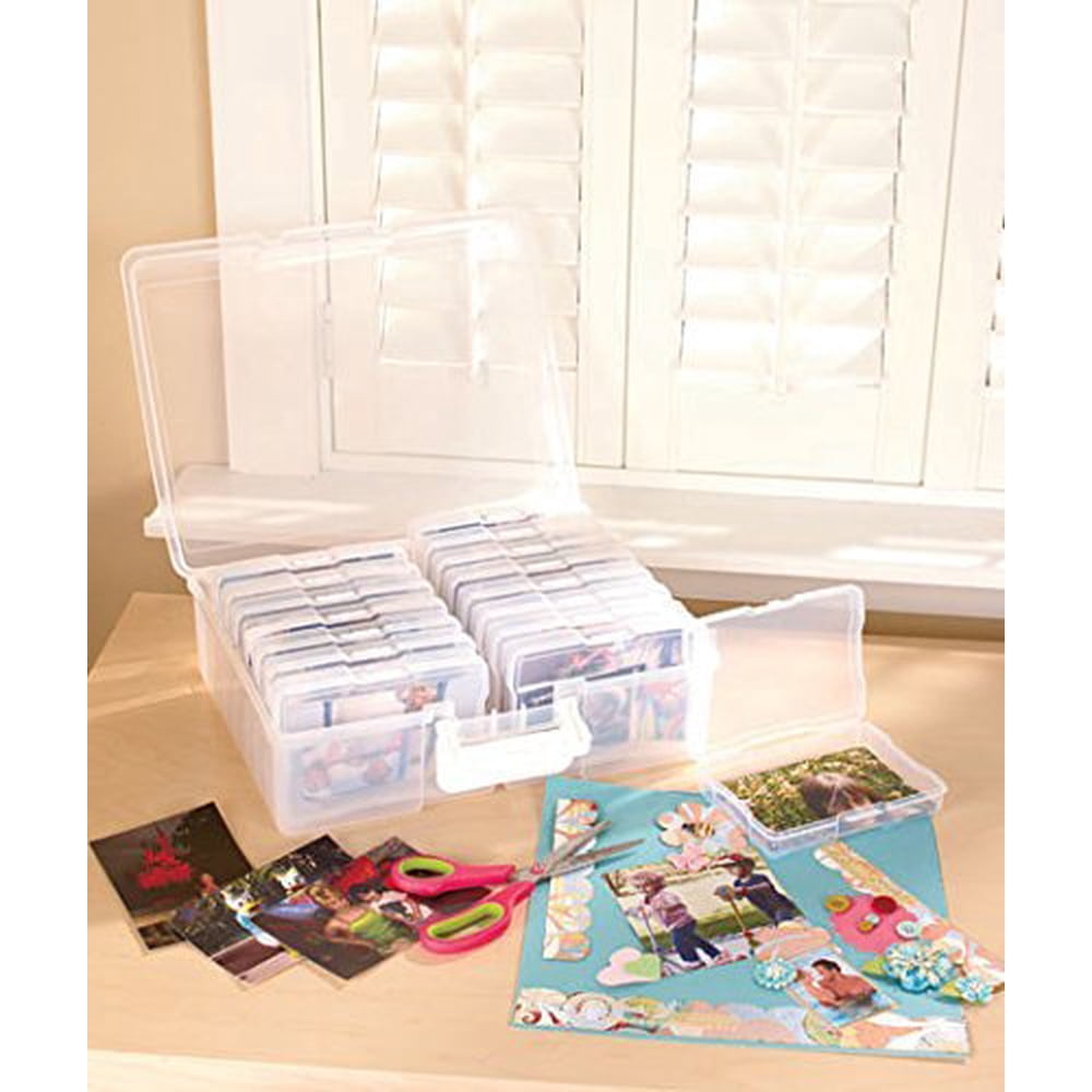 Scrapbooking 1,600 Photo Organizer Case - 16 Inner Cases - Snap ...