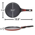 "DIIG Nonstick Crepe Pan Set with Detachable Handle, 11"", All Stoves ...