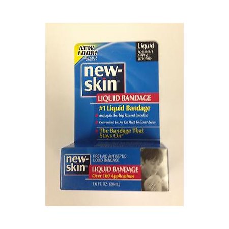 New-Skin First Aid Antiseptic Liquid Bandage 1 fl oz (30 ml) - Walmart.com