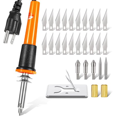 30 Pieces Electric Hot Knife Cutter Tool, 20 Pieces Blades, 3 Pieces ...