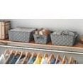 Whitmor Woven Strap Storage Baskets - Set of 3 - Gray - Walmart.com