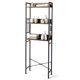 Costway 3-Tier Over-The-Toilet Storage Rack Bathroom Organizer Space ...