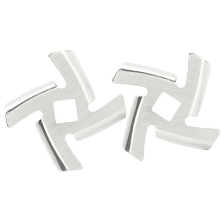 Meat Grinder Plate Grinder Plate Disc 2Pcs Meat Grinder Blade 304 ...