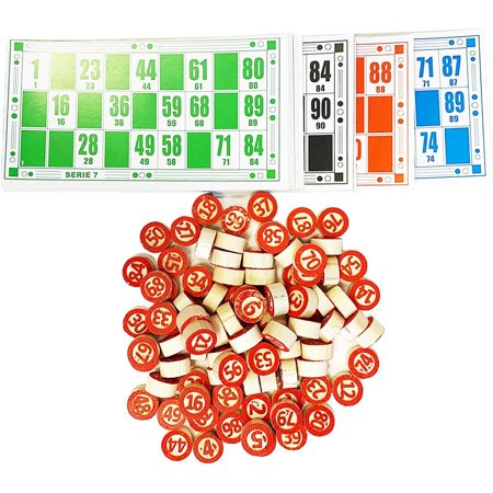 Digital Wooden Chess and 48 Bingo Board Game Cards Bingo Board Game Set ...