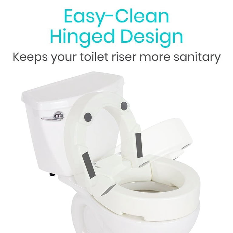 Hinged Toilet Seat Riser