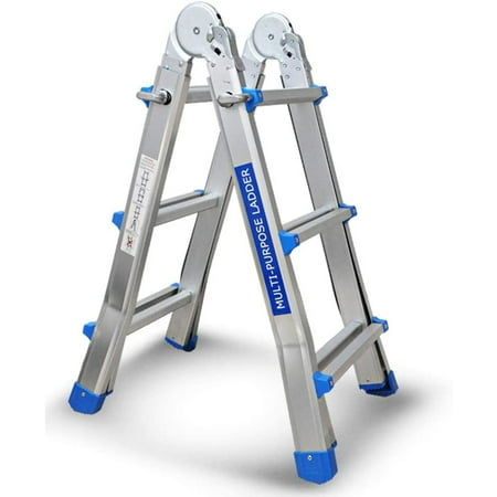 Hantdan (TM) 10FT Multi Purpose Step Ladder Aluminum Switchable Ladder ...