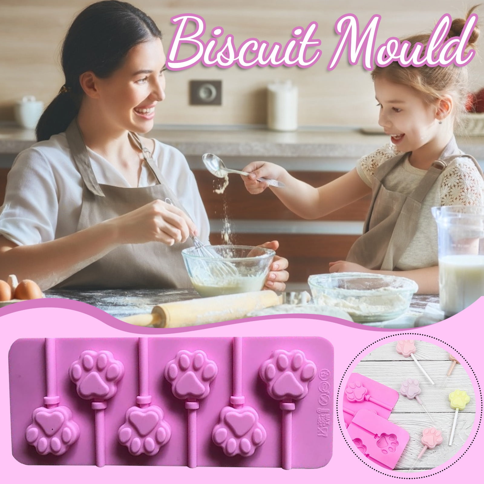 Click here for Dvkptbk Mini Mould 6 Claw Lollipop Mold Ice Cream... prices