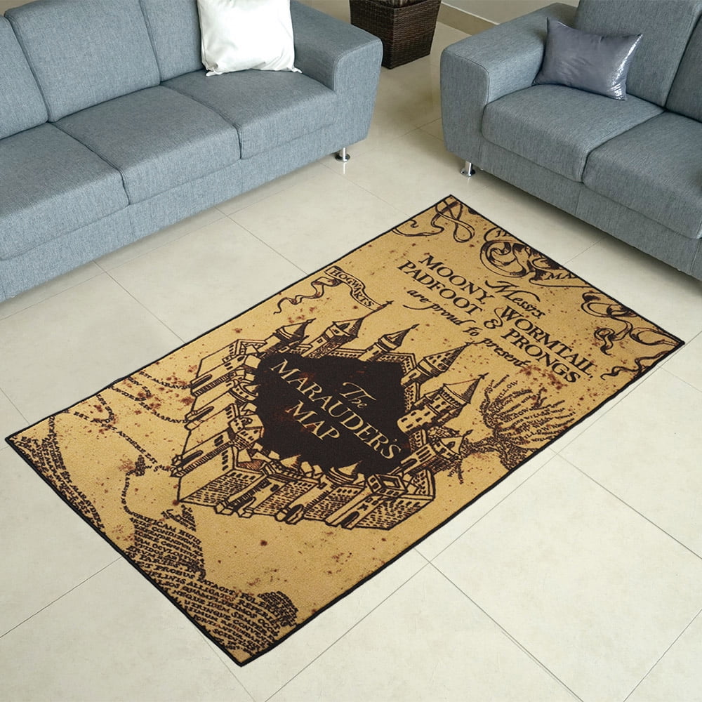 Hogwarts Logo Rug Harry Potter Fan Harry Potter Hogwarts Area Rug ...