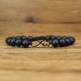 COAI His and Hers Infinity Howlite Onyx Stone Matching Couples ...