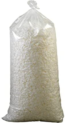 BIODEGRADABLE Loose Fill Packing Peanuts, 7 Cubic Feet, White- DELIVER ...