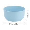 Blue Wheat Straw Bowl Cereal Soup Pasta Salad Bowl Microwave Dishwasher ...