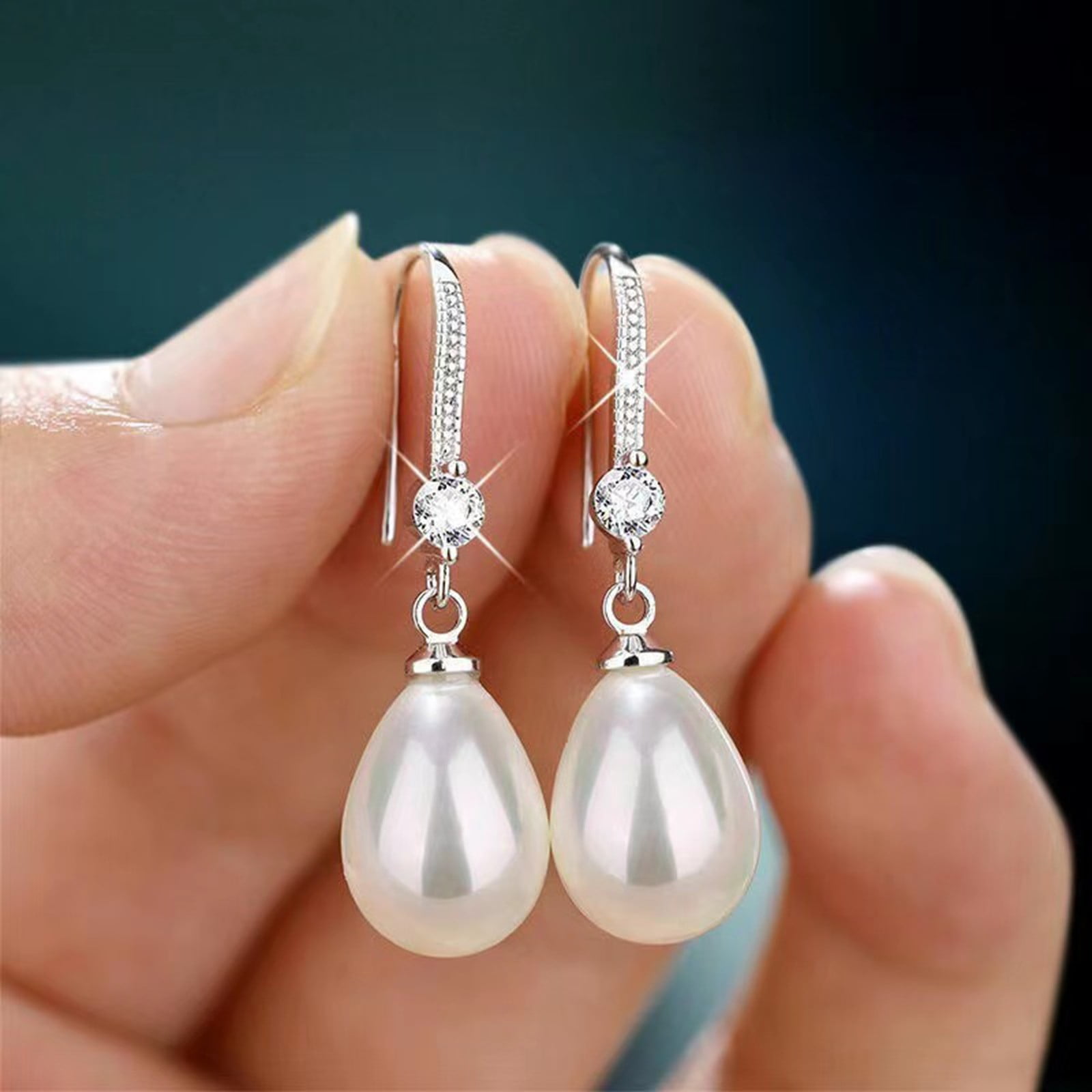 Click here for Wifklsiipg Water Drop Pearl Earrings High End Fash... prices