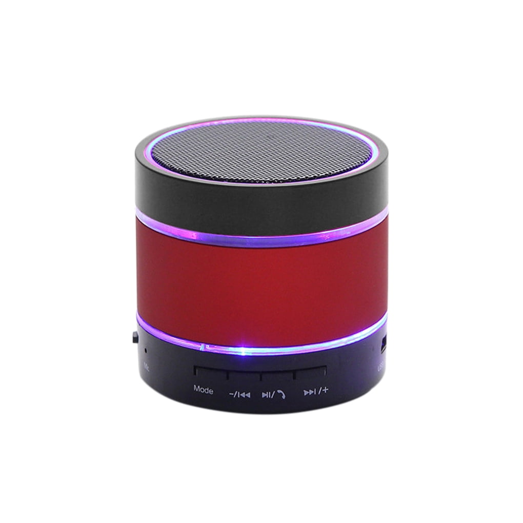 Altavoz Bluetooth con luz LED de 7 colores, altavoz impermeable con ...