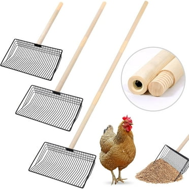 The Coop Scoop® 2-in-1 Chicken Poop Scooper & Rake – Durable Sand ...