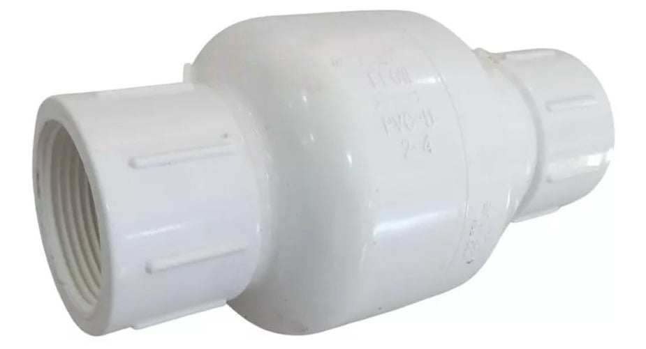 Valvula Check De 2'' Pvc Hidraulico Cedula 40 Roscable | Walmart en línea
