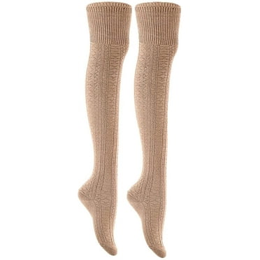 AATMart Women's 3 Pairs Knee High Knee-Length Cotton Socks 1024 Size 5 ...