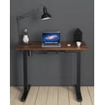 SHW 40-Inch Electric Height Adjustable Standing Desk with Lift Raising ...
