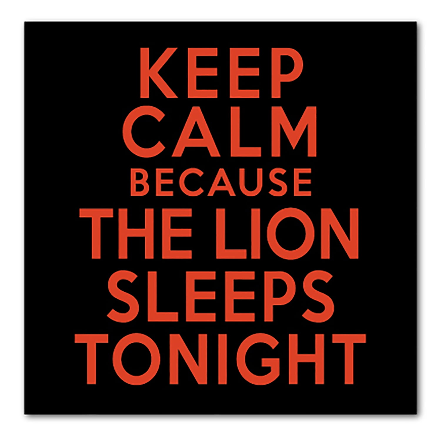 DistinctInk Custom Bumper Sticker - 10" x 10" Decorative Decal - Black ...