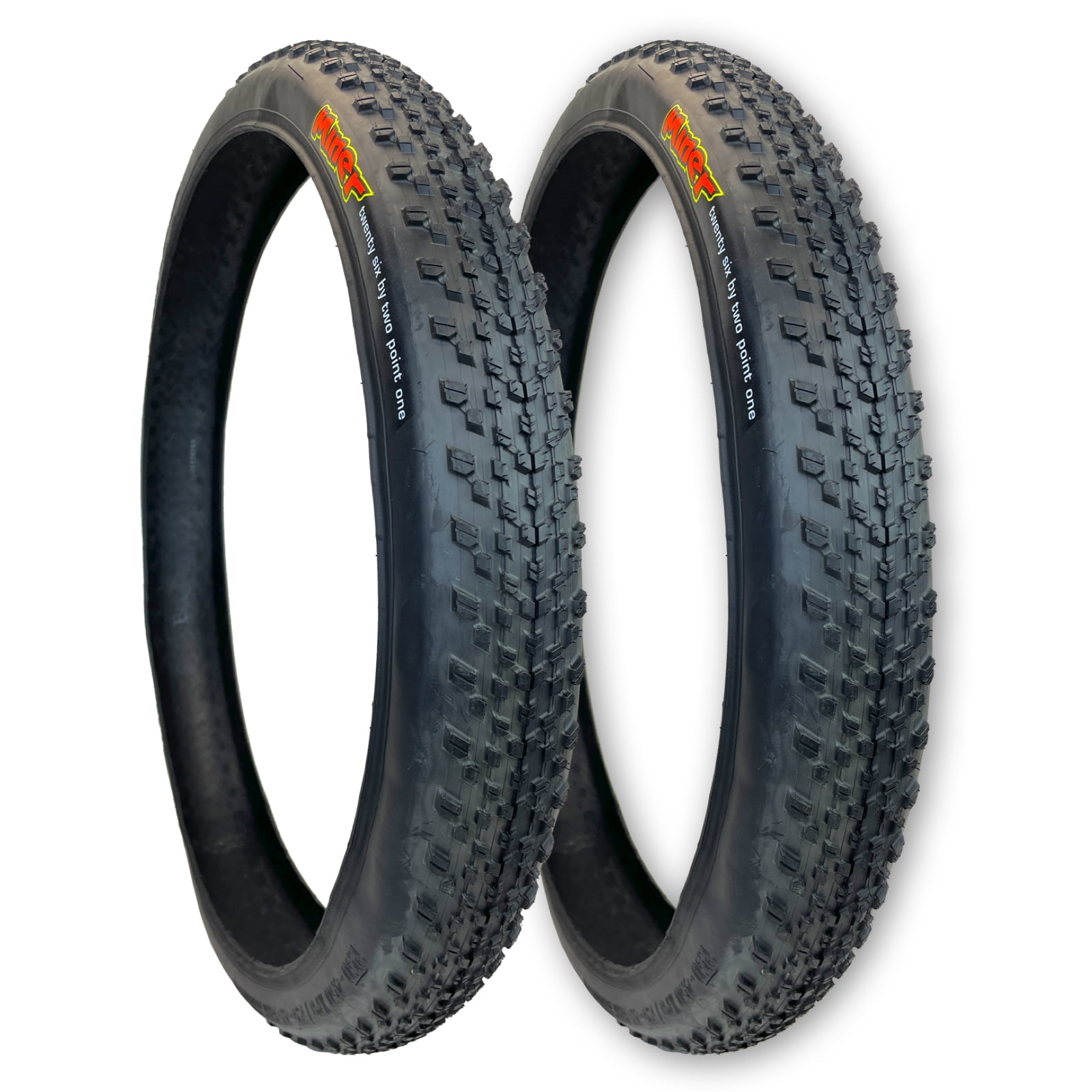 Two Duro 26x2.10 Miner Mountain Bike Tires, Multi Purpose Tread ...