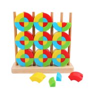 Classic World Wooden Geometric Blocks Set - Walmart.com