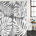 60x72 Inch Shower Curtains for Bathroom, Palm Tree Monstera Fabric Bath ...
