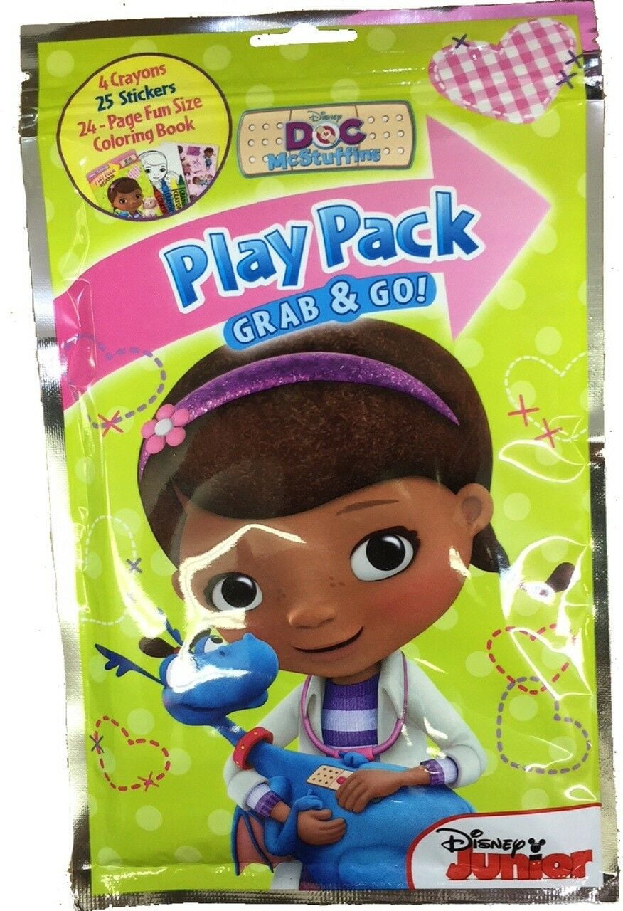 Tv And Movie Character Toys Play Pack Doc Mcstuffins Coloring Book
