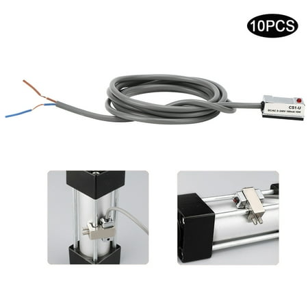 Pneumatic Magnetic Sensor,10Pcs Magnetic Switch CS1U Cylinder Magnetic ...