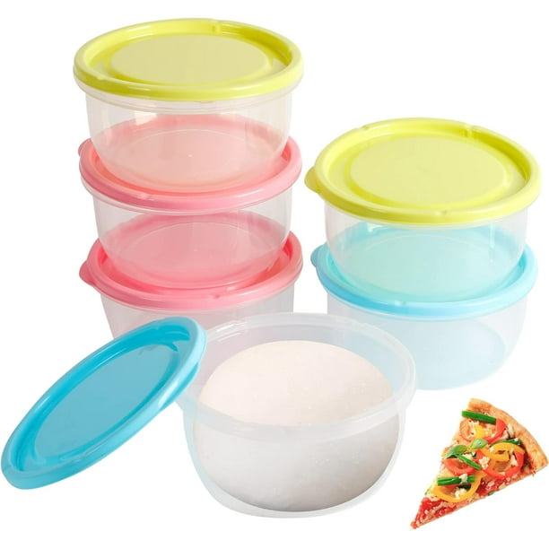 Set of 6 pizza boxes with lid - Pizza box - With lid - （Pink, blue ...