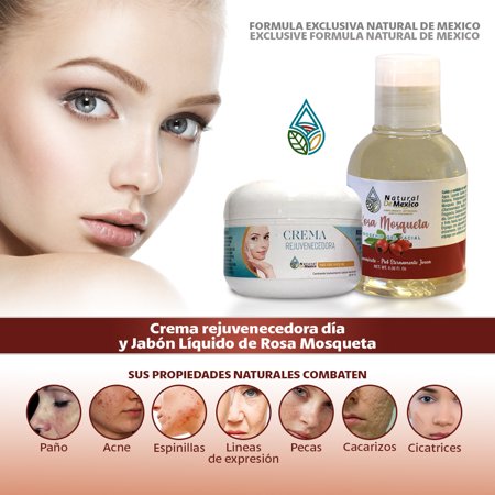 Crema Rejuvenecedora Día y Jabon liquido de Rosa Mosqueta | Walmart Canada
