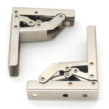 2 Pieces of Thickened 90 Degree Folding Hinge Bracket Connecting ...