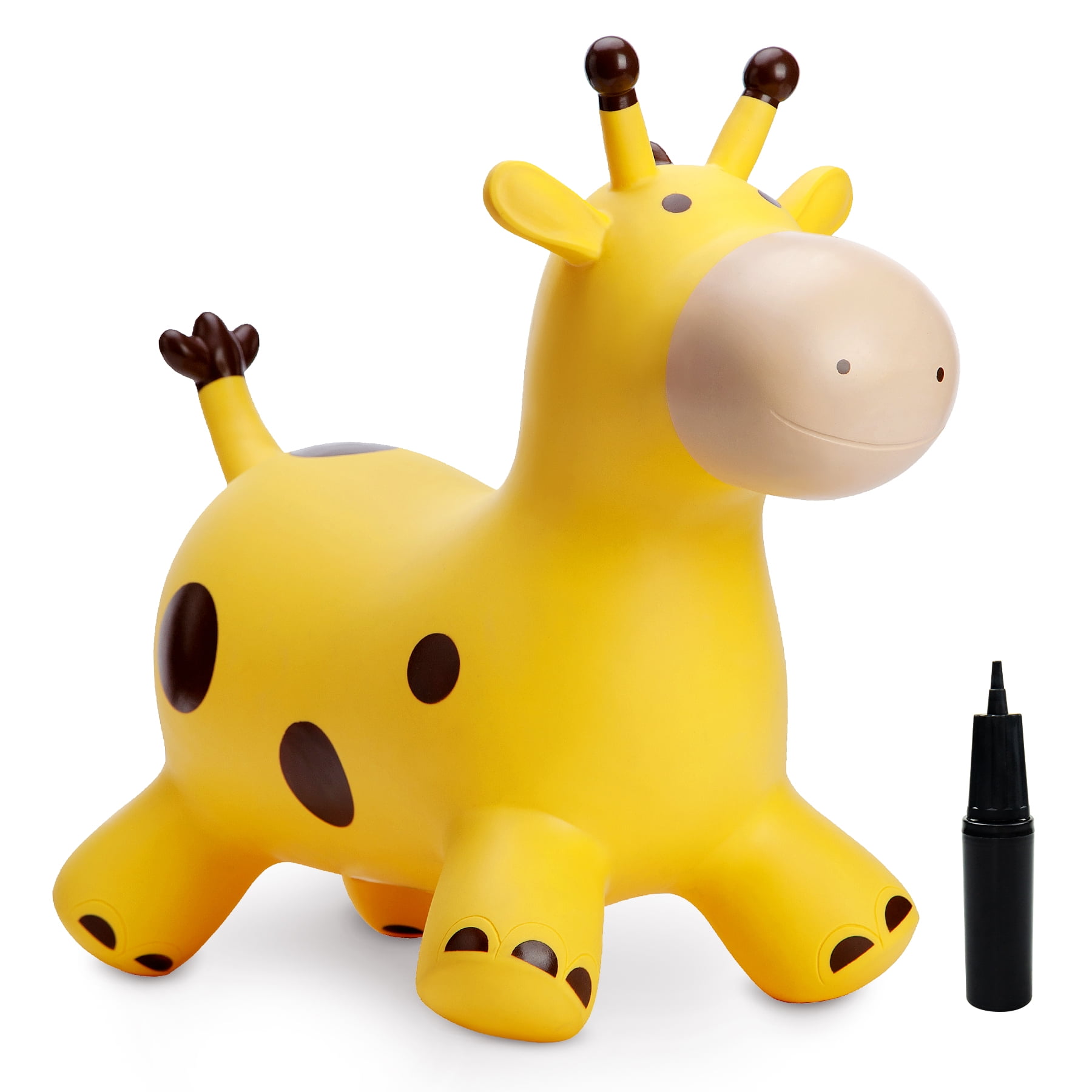 PLAYZAP Giraffe Bouncy Horse Hopper for Toddlers-Jumping Horse Bouncy ...
