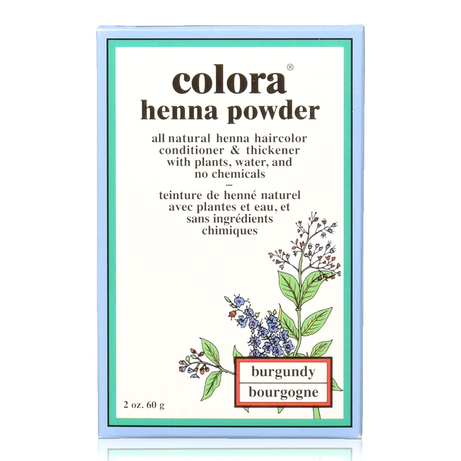 Colora Henna Powder Hair Color Burgundy, 2 Oz - Walmart.com