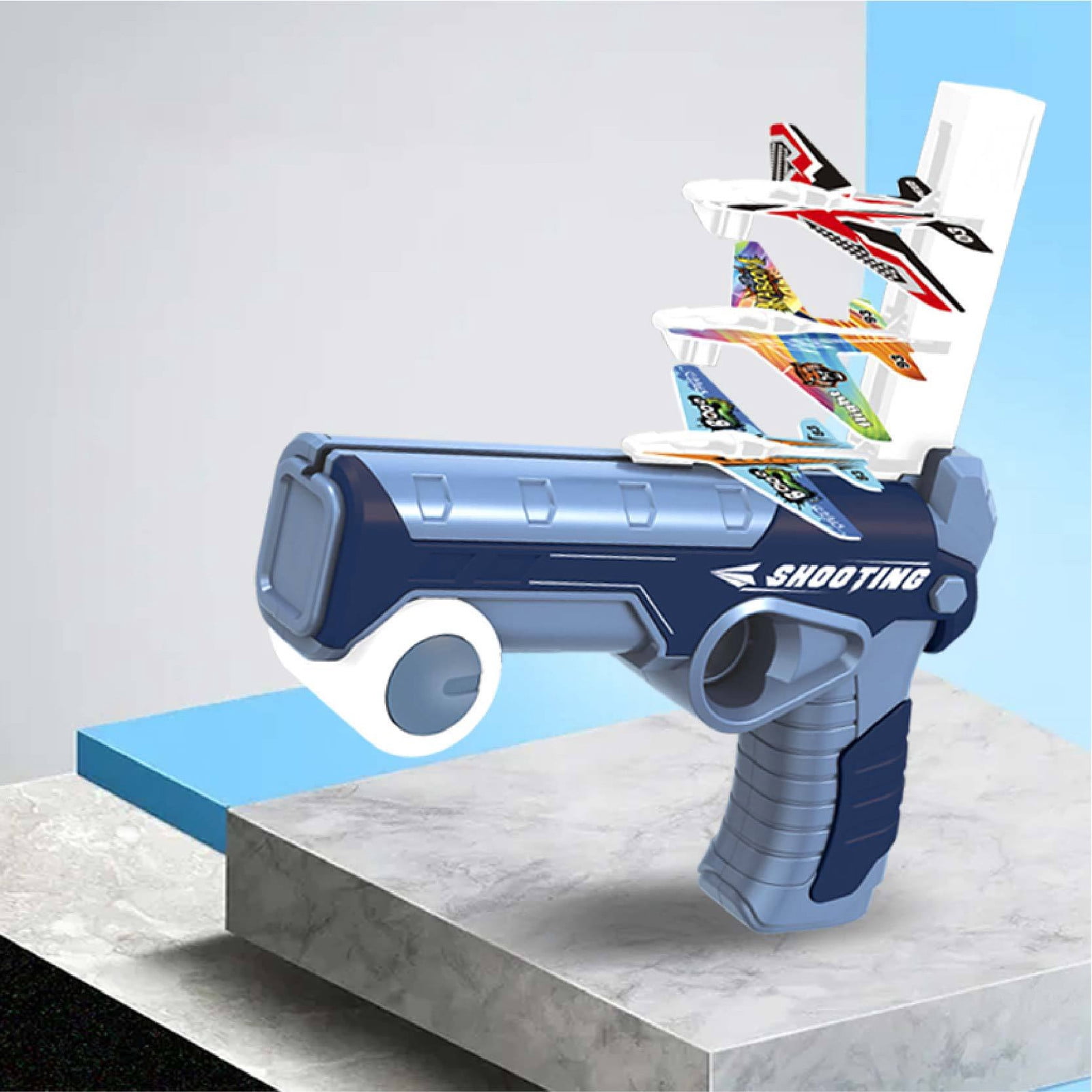 Gift for Kids Catapult Foam Airplane Children Outdoor Boy Hand Throwing ...