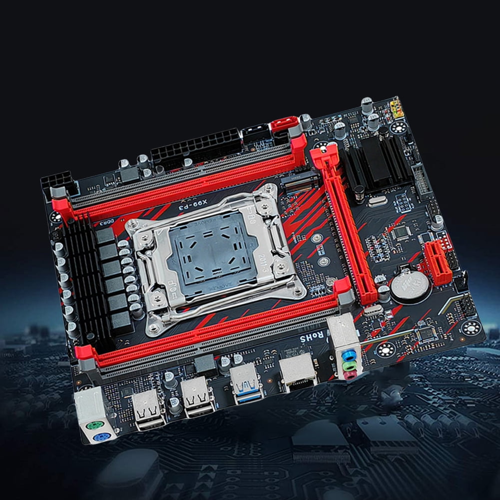 DDR3 ECC Computer Motherboard 128GB RAM LAG2011-V3 Conjunto de placa base NVME/SATA ATX ...