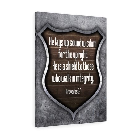 Scripture Walls Walk in Integrity Proverbs 2:7 Scripture Bible Verse ...