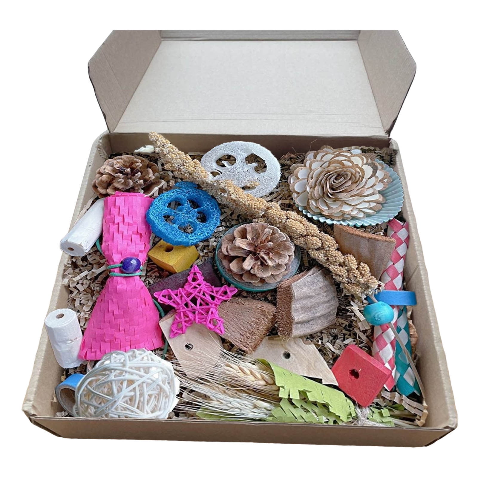 Click here for Fen Natural Bird Foraging & Parrot Shredding Toys... prices
