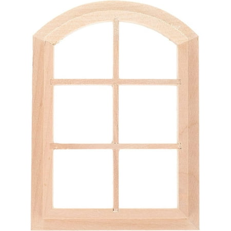 Dollhouse Window Frame Miniature Wooden Window Victorian Window Frame ...