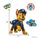 Wall Palz Nickelodeon Paw Patrol Wall Decal - 24" Chase Wall Stickers ...