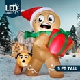 Joyfy 6FT Santa Climbing Cross the Window Hanging Inflatable - Walmart.com