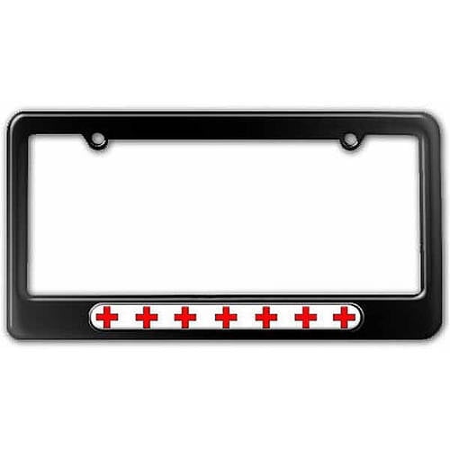 Red Cross License Plate Tag Frame, Multiple Colors - Walmart.com