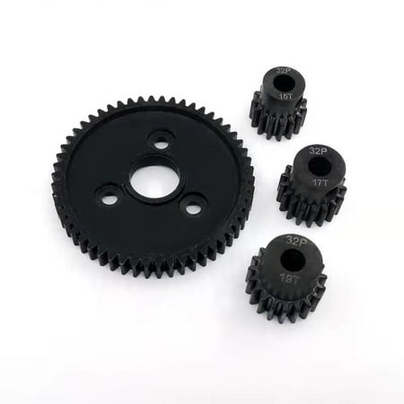 Metal Spur Gear 54T+15T/17T/19T 32P Motor Pinion Gears for 1/10 Traxxas ...