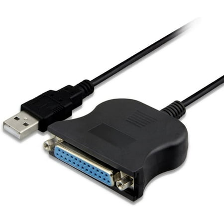 USB to DB25 Pin IEEE-1284 Parallel Printer Adapter Cable, USB Male to ...