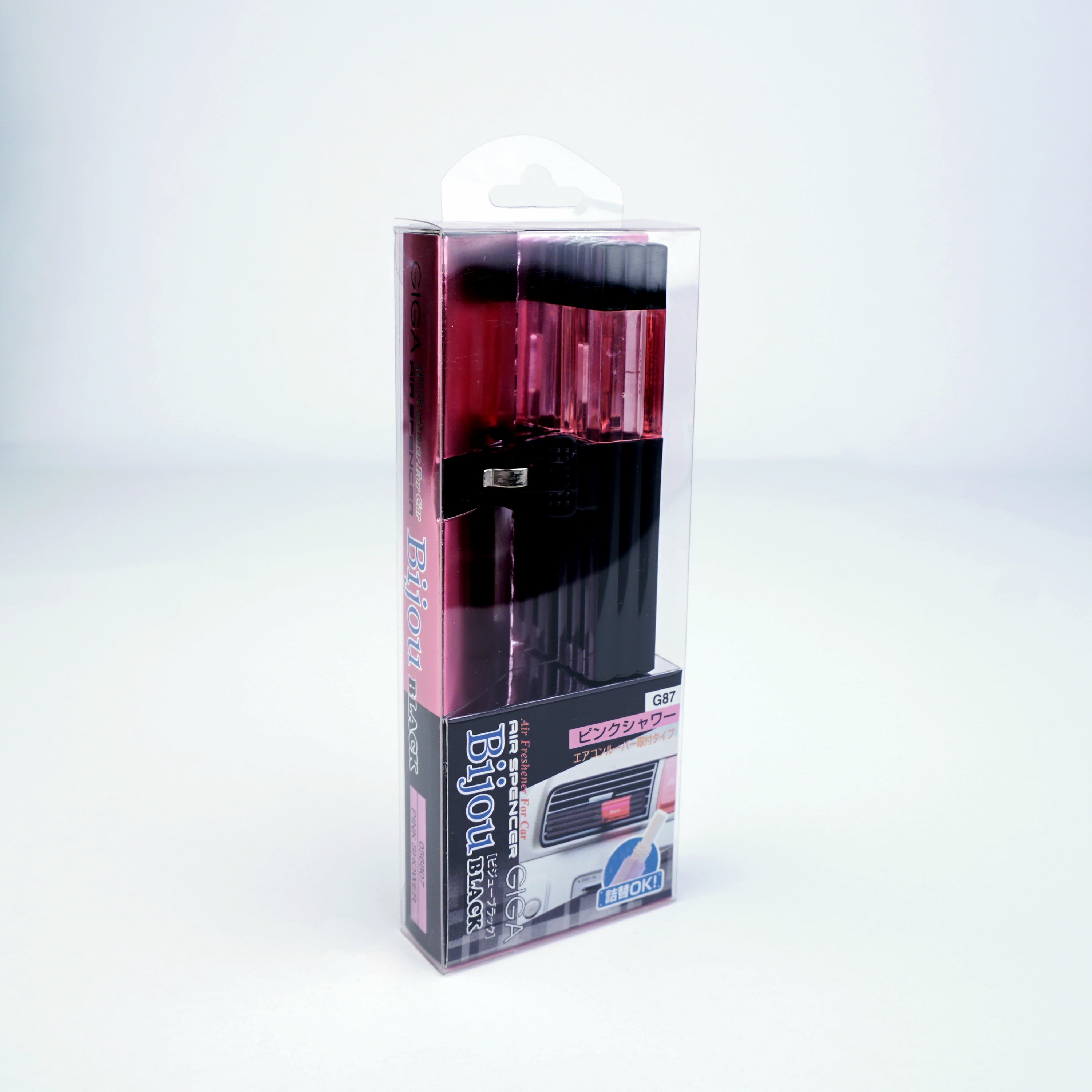 AIR SPENCER GIGA BIJOU BLACK G87 PINK SHOWER , CAR AIR FRESHENER, MADE ...
